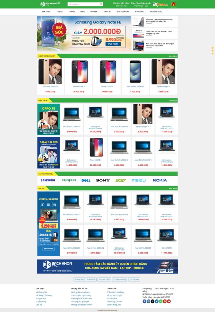 Theme wordpress bách khoa shop - Prosiu - Thiết Kế Website, App Mobile Bán Hàng Chuyên Nghiệp
